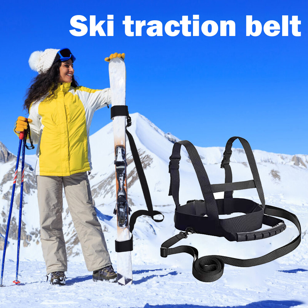 Kids Ski Harness Strap with Handle Anti-fall Skating Traction Belt ...