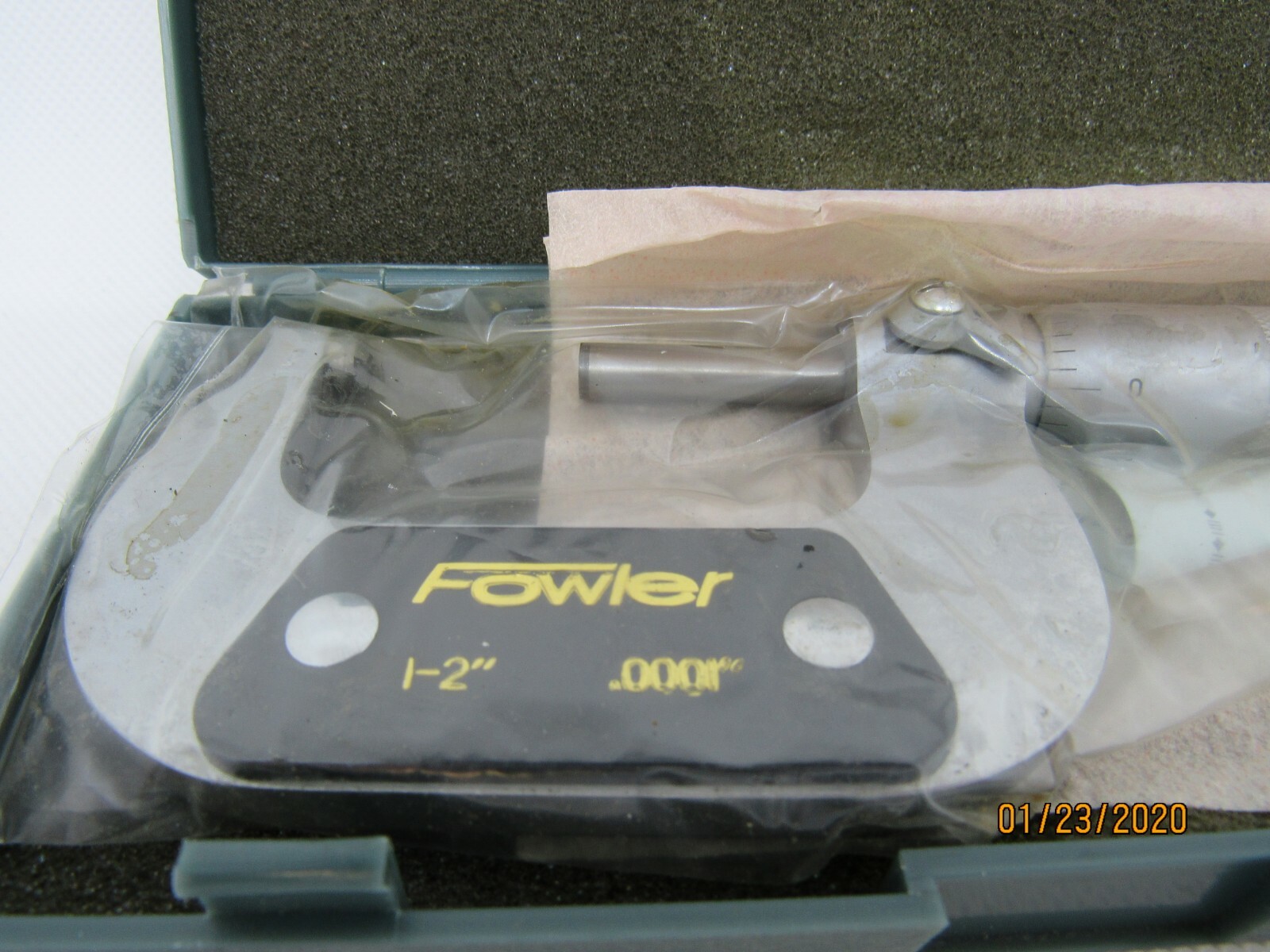 FOWLER 1-2" OUTSIDE MICROMETER #52-229-002 for sale online | eBay