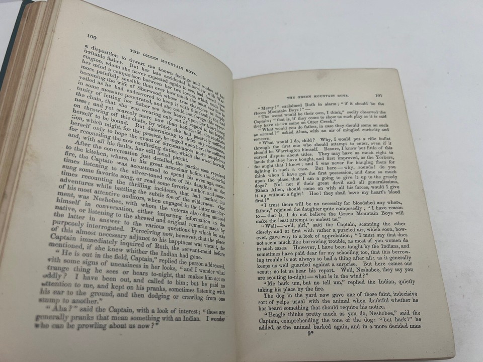 The Green Mountain Boys 1881 Revised Edition Vintage HC Book Judge D. P ...
