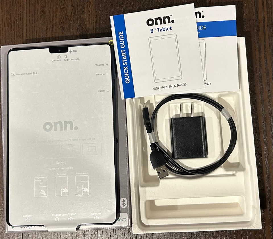 🔥Onn. 8-inch Android Tablet, 32GB | 2.2 GHz Octa-Core | 8" (1024x600 ...