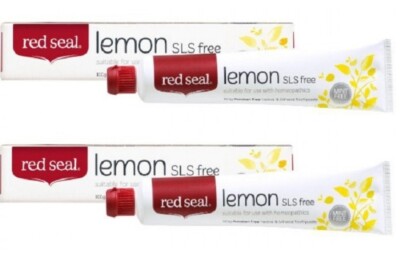 * 2 x Red Seal Lemon SLS free Toothpaste 100g | eBay UK