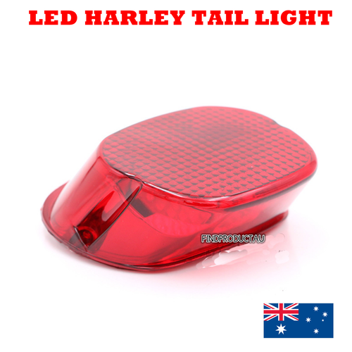 LED Red Tail Brake Light Harley Dyna Road King glide Electra XL FLH FX ...