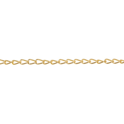 4 FOOT 7X4MM GOLD PLATED SOLDERED COPPER CHAIN JEWELRY MAKING CHAIN ...