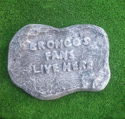 BRONCO'S FAN PLAQUE MOULD SIGN PLAQUE Concrete or Plaster | eBay