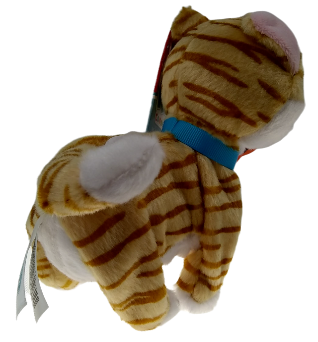 Tiger Kitty Cat Kid Connection Striped Plush Mini Walking Pet Kitten ...