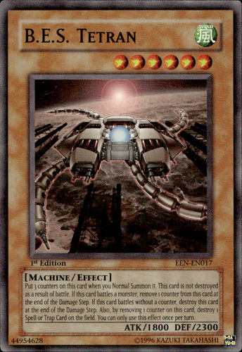 B.E.S TETRAN EEN-EN017 1ST ED PL COND Yugioh | eBay