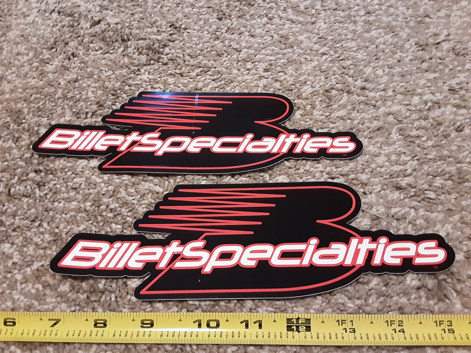 Lot of 2 Billet Specialties Wheels Decals Stickers Hot Rod Goodguys LS ...