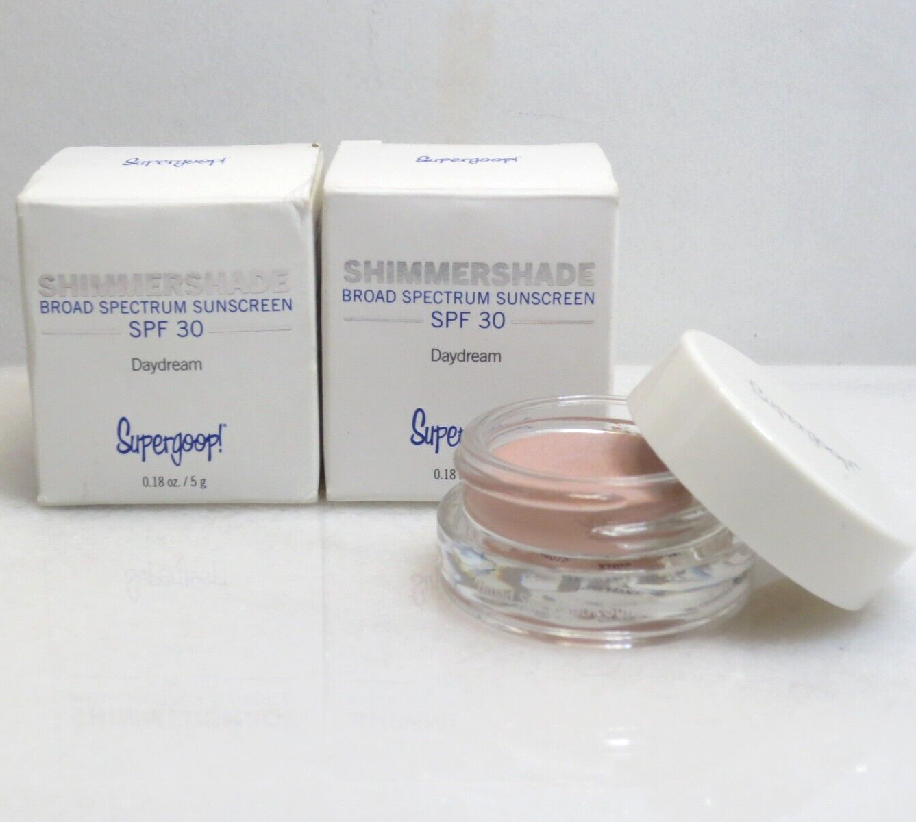 SUPERGOOP! SHIMMERSHADE SUNSCREEN SPF 30 DAYDREAM 0.18 OZ BOXED *LOT OF ...