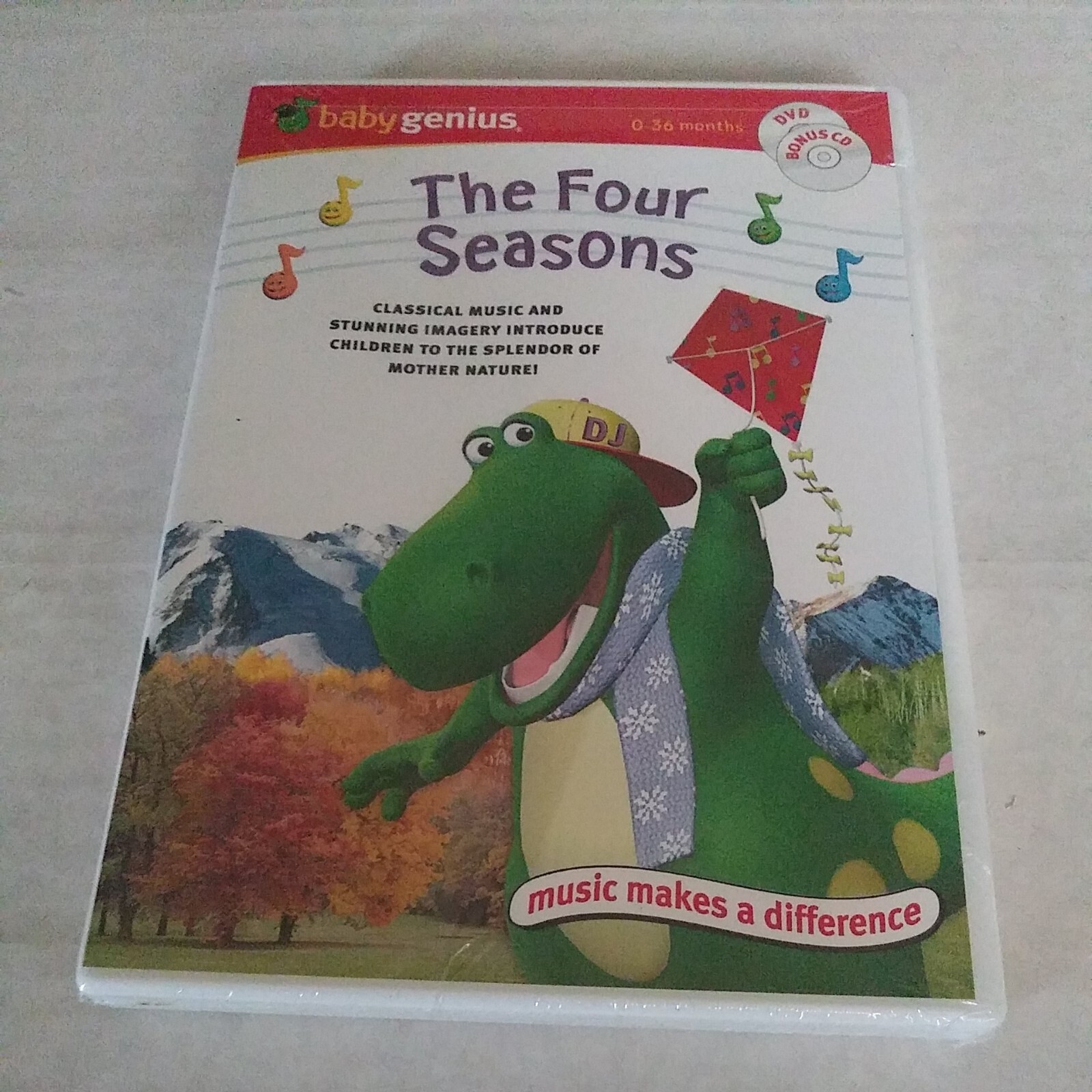 BABY GENIUS THE FOUR SEASONS New Sealed DVD + CD Classical Music for ...