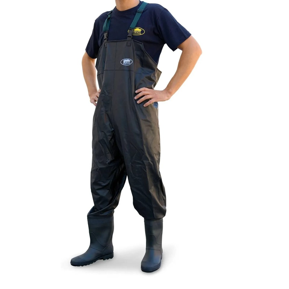 Lineaeffe PVC Chest Waders Size 9 Fishing Waders Pond Boat Cleaning ...