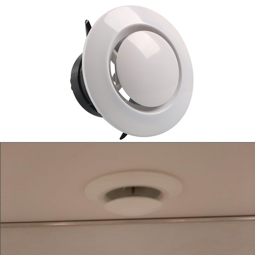 RV Camper Trailer Round AC Air Ceiling Vent Adjustable Rotate ...