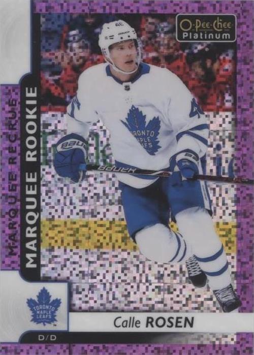 2017-18 O-Pee-Chee Platinum - Marquee Rookies Calle Rosen #168 Violet ...
