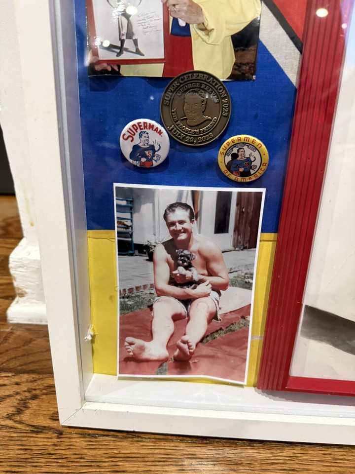 Original 1950s Superman George Reeves Signed Inscribed Photo Framed ...