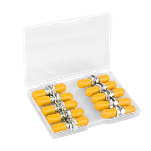 10 Pack ST Fiber Optical Coupler Cable Barrel Connector ST to ST ...