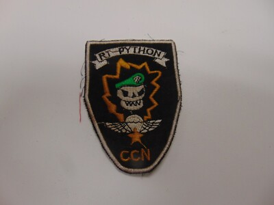 MILITARY PATCH OLD VIETNAM ERA RT PYTHON SPECIAL FORCES CCN | eBay