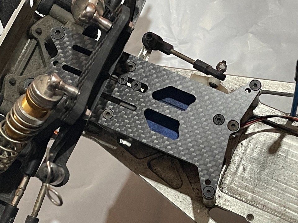 Carbon Fiber Upper Chassis For 1/10 Traxxas Rustler 2WD VXL / XL5 CF | eBay