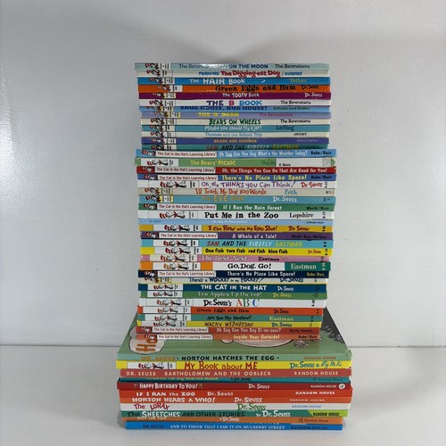 Lot of 50 Dr. Seuss Beginner Books / Bright & Early Children’s ...