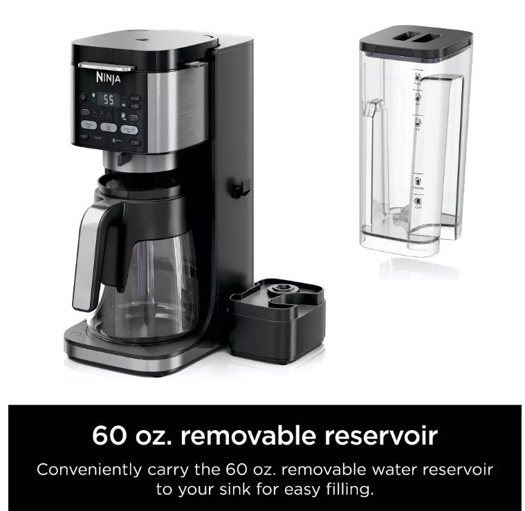 Ninja Drip Coffee Maker DualBrew Pro Hot & Iced Coffee Machine- Black ...