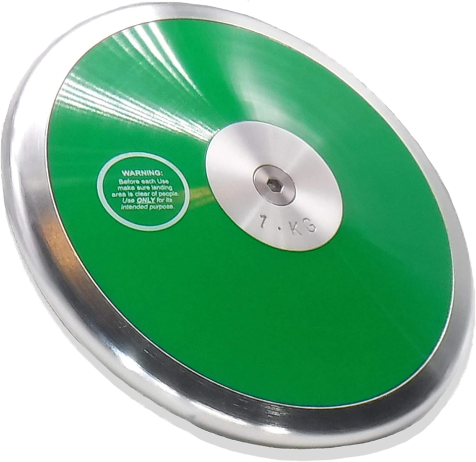 TC Green Kazam Girls Discus 1 Kg - Track and Field Discus 1K - Girls ...