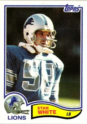 STAN WHITE 1982 Topps Football #353 FREE SHIPPING B20R4S26P3 | eBay