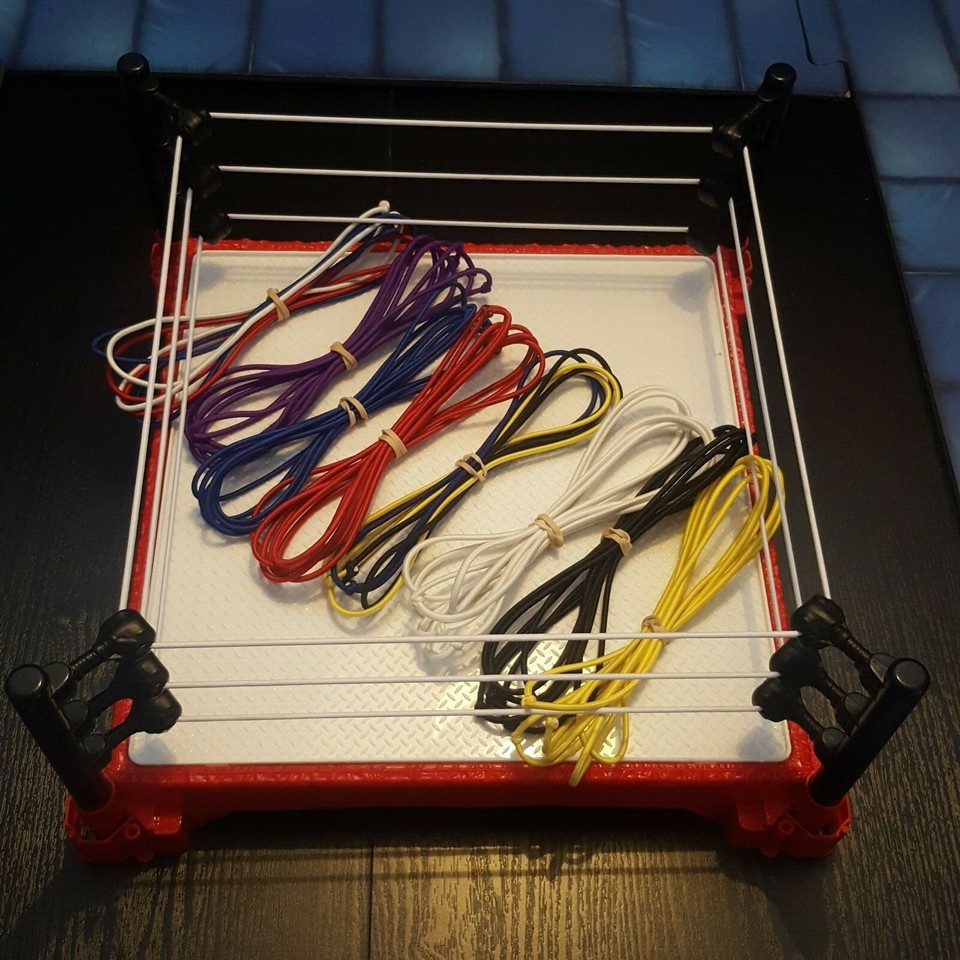 Replacement Ropes for WWE Wrestling Figure Rings Mattel Hasbro LJN AEW ...