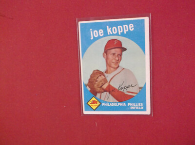 1959 Topps Baseball Hi # 517 Joe Koppe G-VG upper right corner crease ...