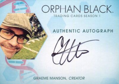 Orphan Black Season 1 Show Creator Graeme Manson Autograph Card GM | eBay