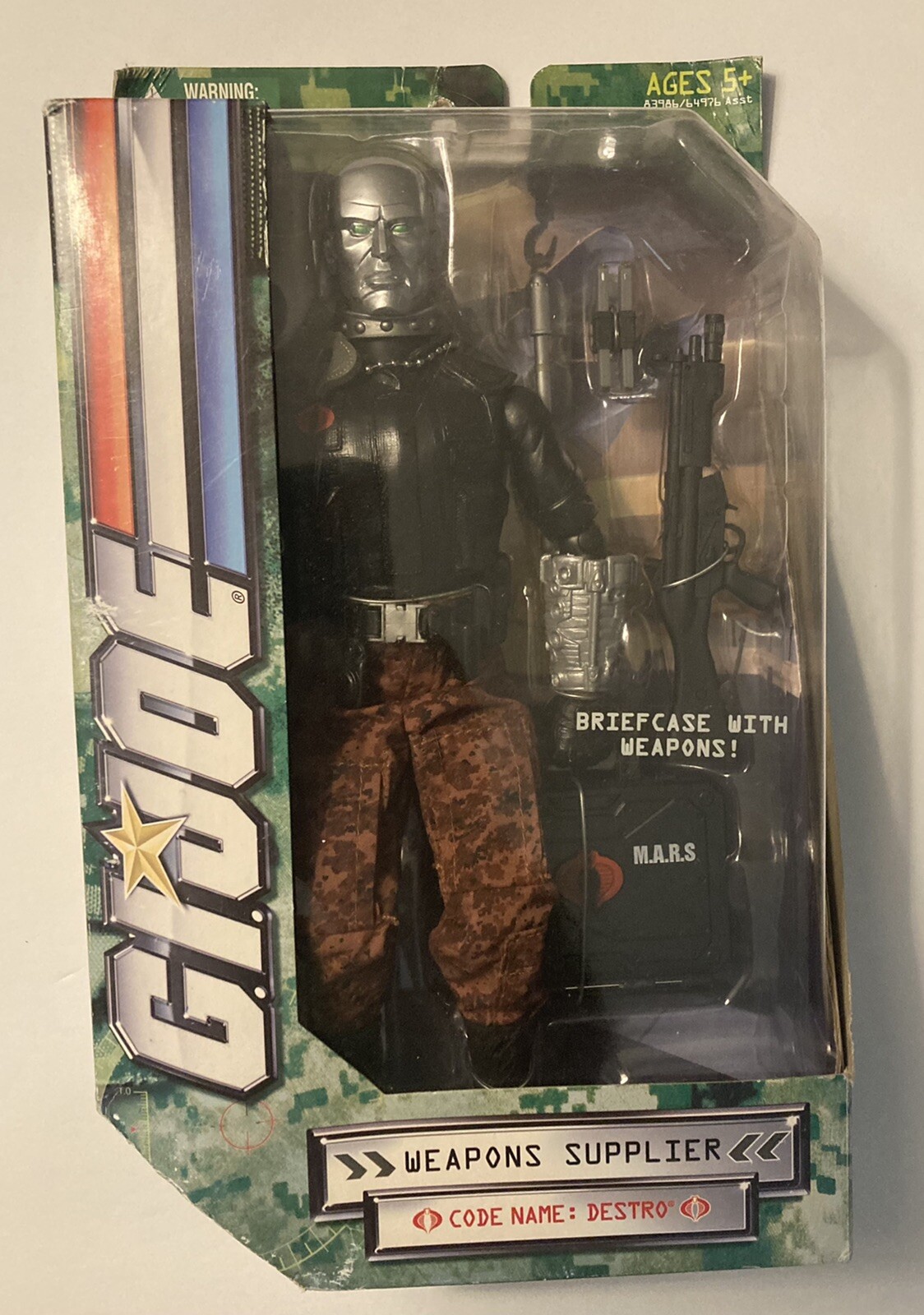 Hasbro GI Joe-Destro-Weapons Supplier-12"-COBRA-2008 New NRFB Box Wear ...