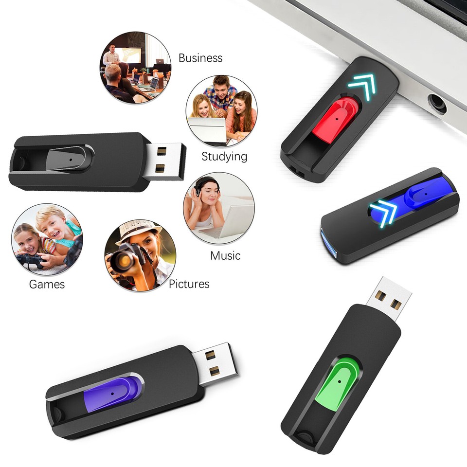 LOT 1GB,2GB,4GB, 8GB, 32GB, 64GB 128GB USB Flash Drive Memory Stick ...