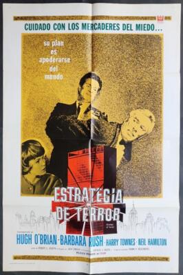 Hugh O'Brian & Barbara Rush STRATEGY OF TERROR original 1968 movie ...