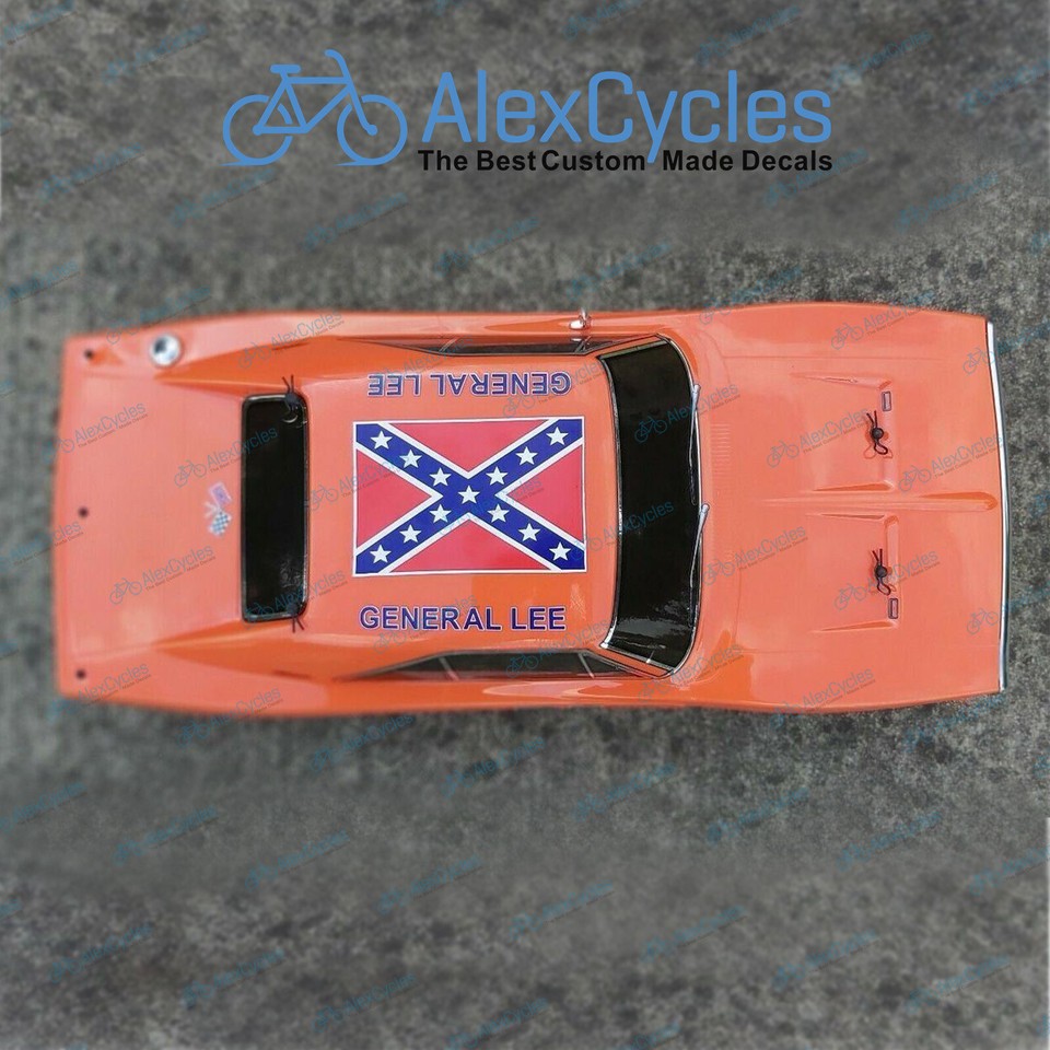 The Dukes of Hazzard GENERAL LEE 1:10 Scale Aufkleber Stickers Kit RC ...