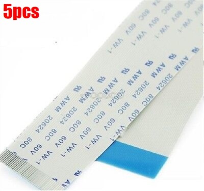 5Pcs Ffc Fpc 40-Pin 0.5MM Pitch Ribbon Flat Cable Wire Zif Hdd 15Cm ...