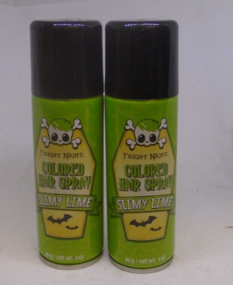 Fright Night Colored Spray Slimy Lime 3 oz 2 pack | eBay
