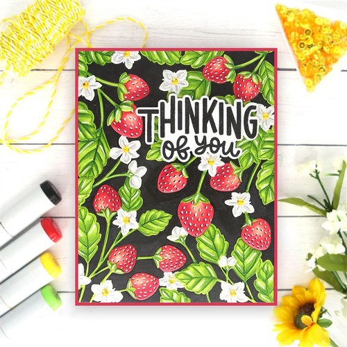 Strawberry Fields 3D Embossing Folder for DIY Scrapbook Embossing Cards ...