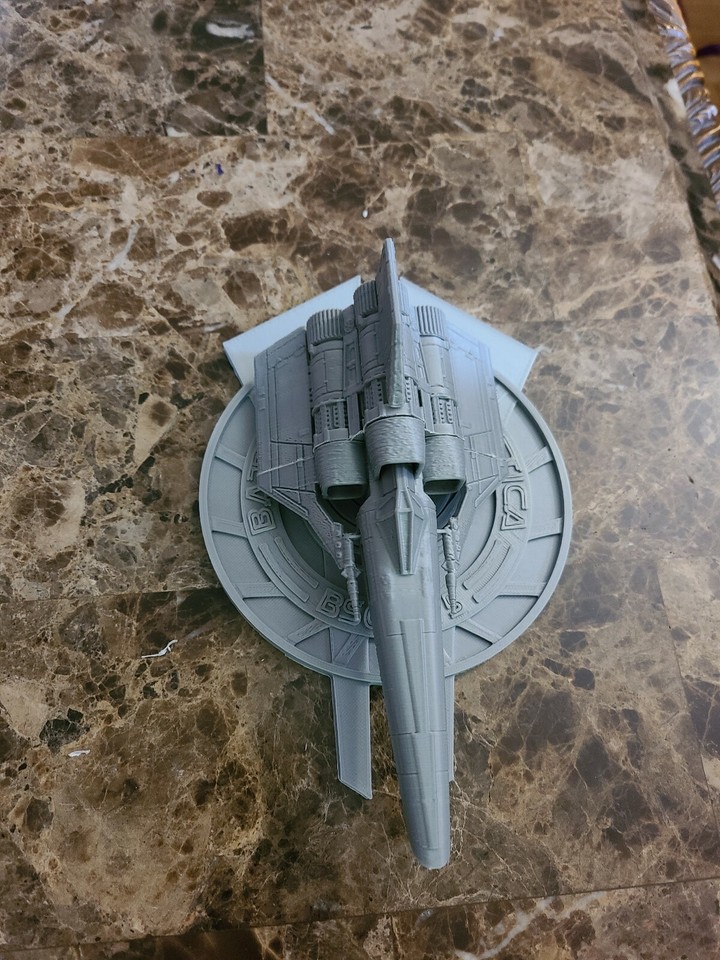 1978 Battlestar Galactica Viper Mark I 3d printed colonial viper on ...