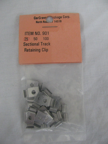 GarGraves Sectional Track Retaining Clips (25 Count) #901 NOS | eBay