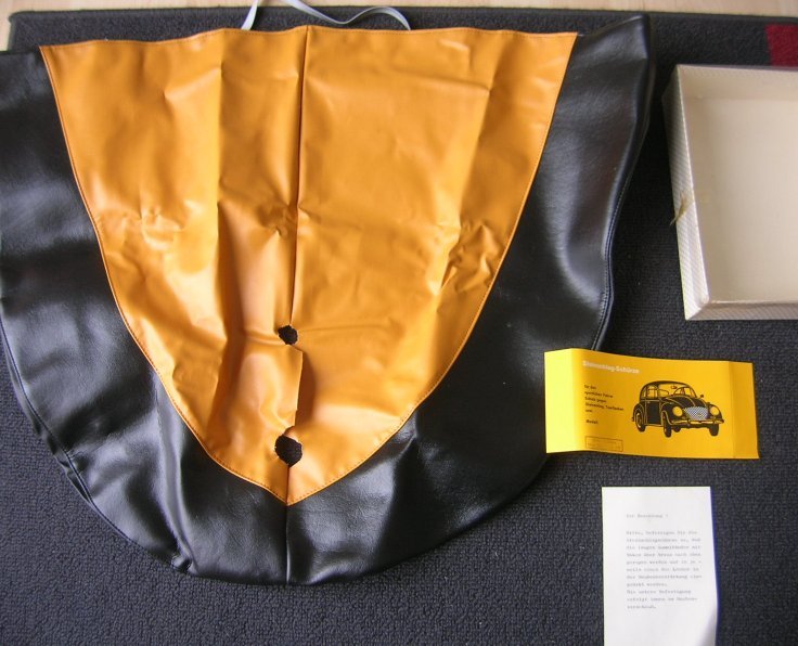 VW BRA NOS LONG HOOD VW SPLIT OVAL BEETLE BUG KDF 1200 COX KÄFER -67 ...