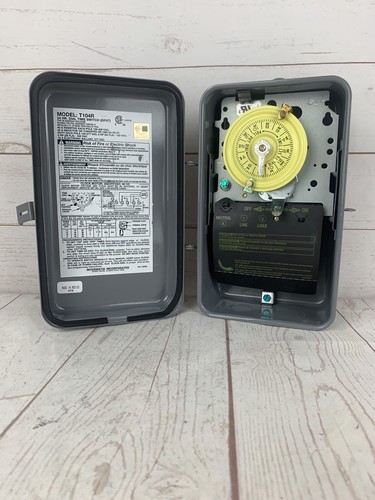 Intermatic T104R 24 Hour Mechanical Time Switch Outdoor Case Timer ...