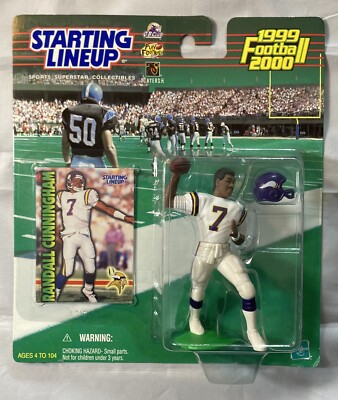 Hasbro Starting Lineup 1999-2000 NFL Randall Cunningham Minnesota ...