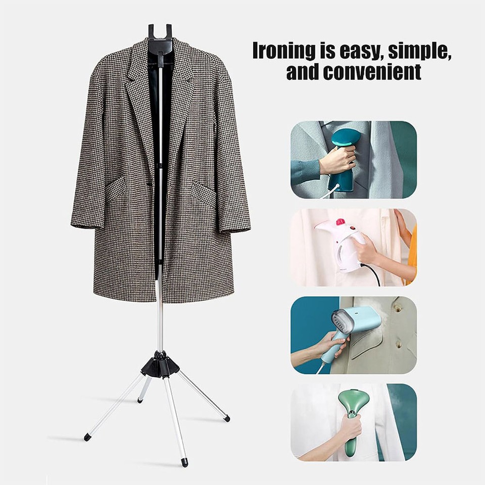 Garment Hanger for Steaming, Folding Handheld Garment Steamer Clothes ...