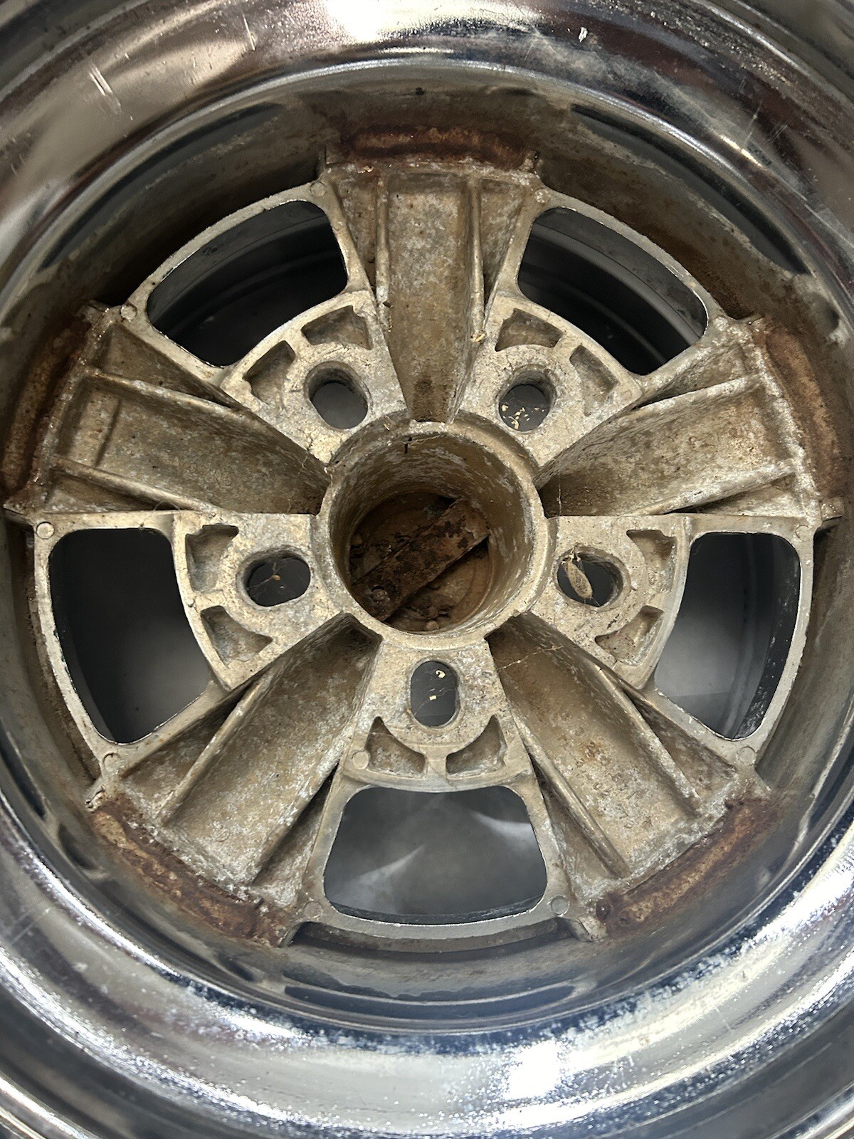 Cragar S/S Mag Wheels 15x10 Deep Dish Chevy Ford Mopar Drag Race Hot ...