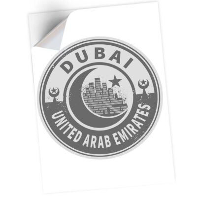 1 x Vinyl Sticker A1 - BW - United Arab Emirates Dubai UAE #40728 | eBay UK