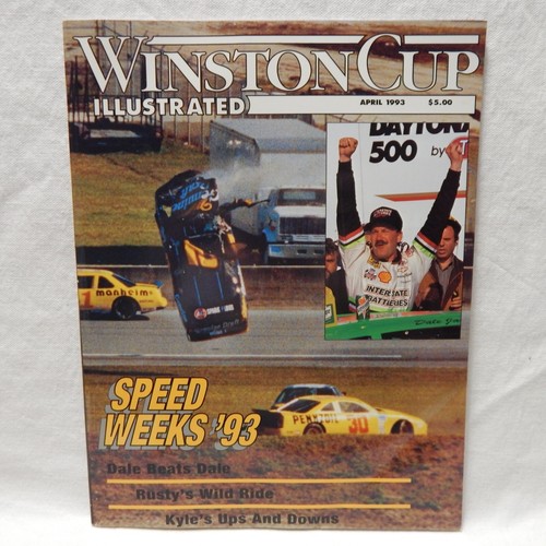 Winston Cup Illustrated April 1993 Magazine With Both Posters Never ...