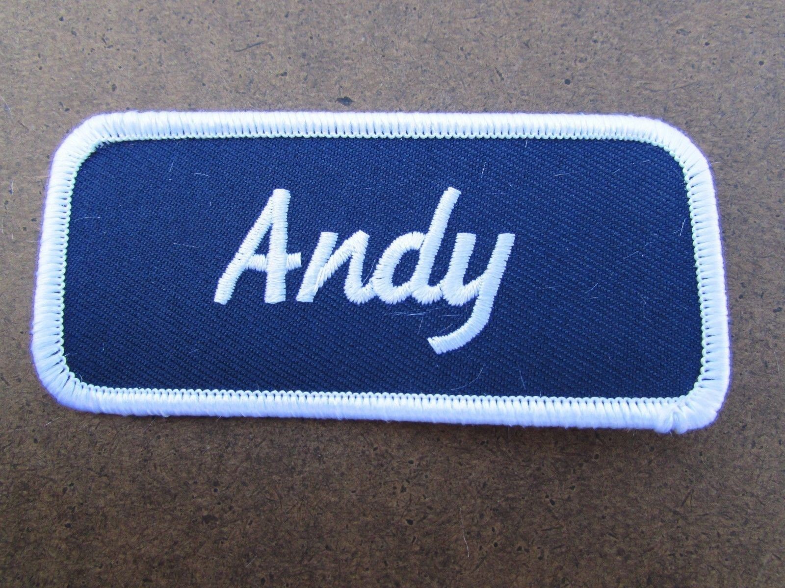 Name Andy Patch Sewn uniform personal patch | eBay