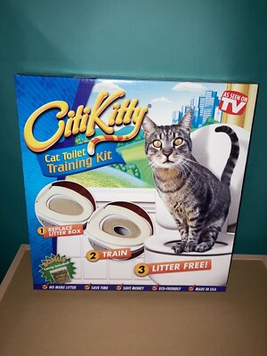 CitiKitty Cat Toilet Training Kit - White Elephant gift - I have no cat ...
