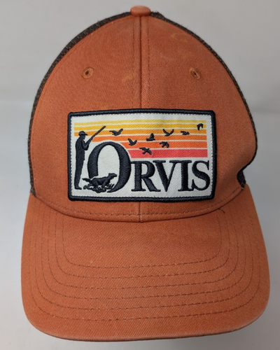 Orvis Men's Retro Flush Trucker Hat Baseball Cap Mesh Hunting Dog Duck ...
