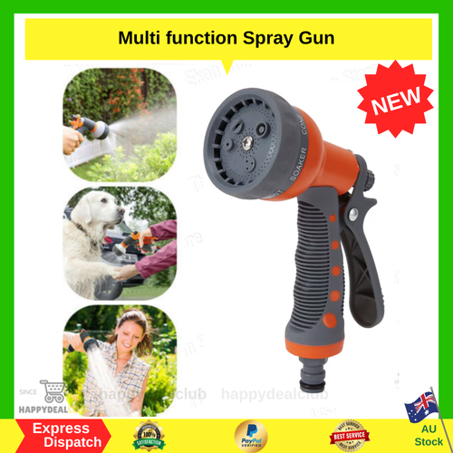 7 Function Hose Nozzle Sprayer Spray Gun Garden Watering Car Washing ...