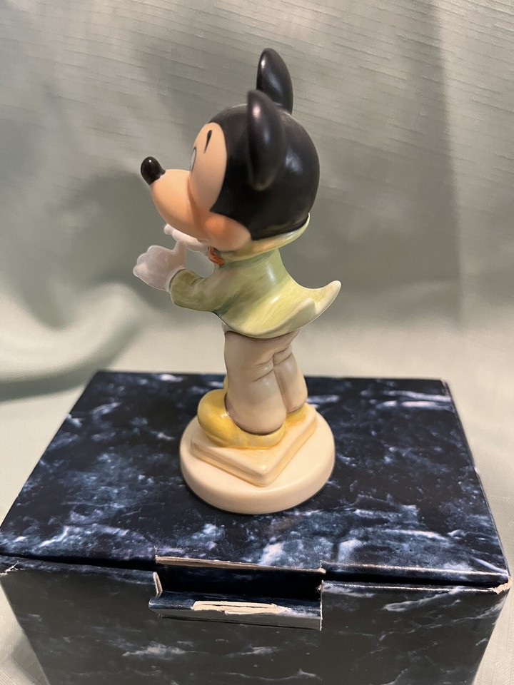 Goebel Hummel Style Disney Mickey Band LEader Conductor Figurine Signed ...