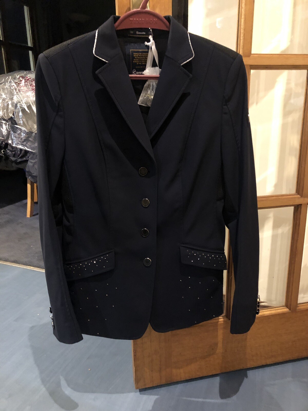 Cavallo navy blue show jacket Size 12 | eBay UK