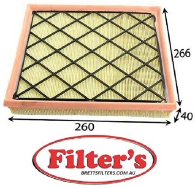 A52011 AIR FILTER FOR Holden Astra PJ Cruze 2006-2016 Ryco A1747 Wesfil ...